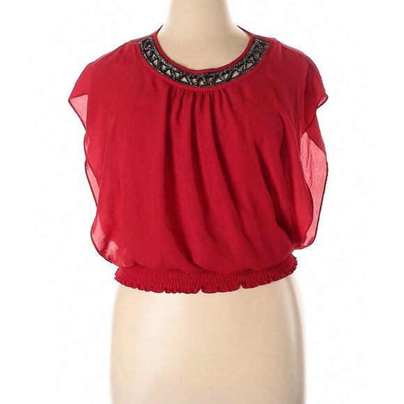 BCX | Tops | Bcx Short Sleeve Blouse | Poshmark